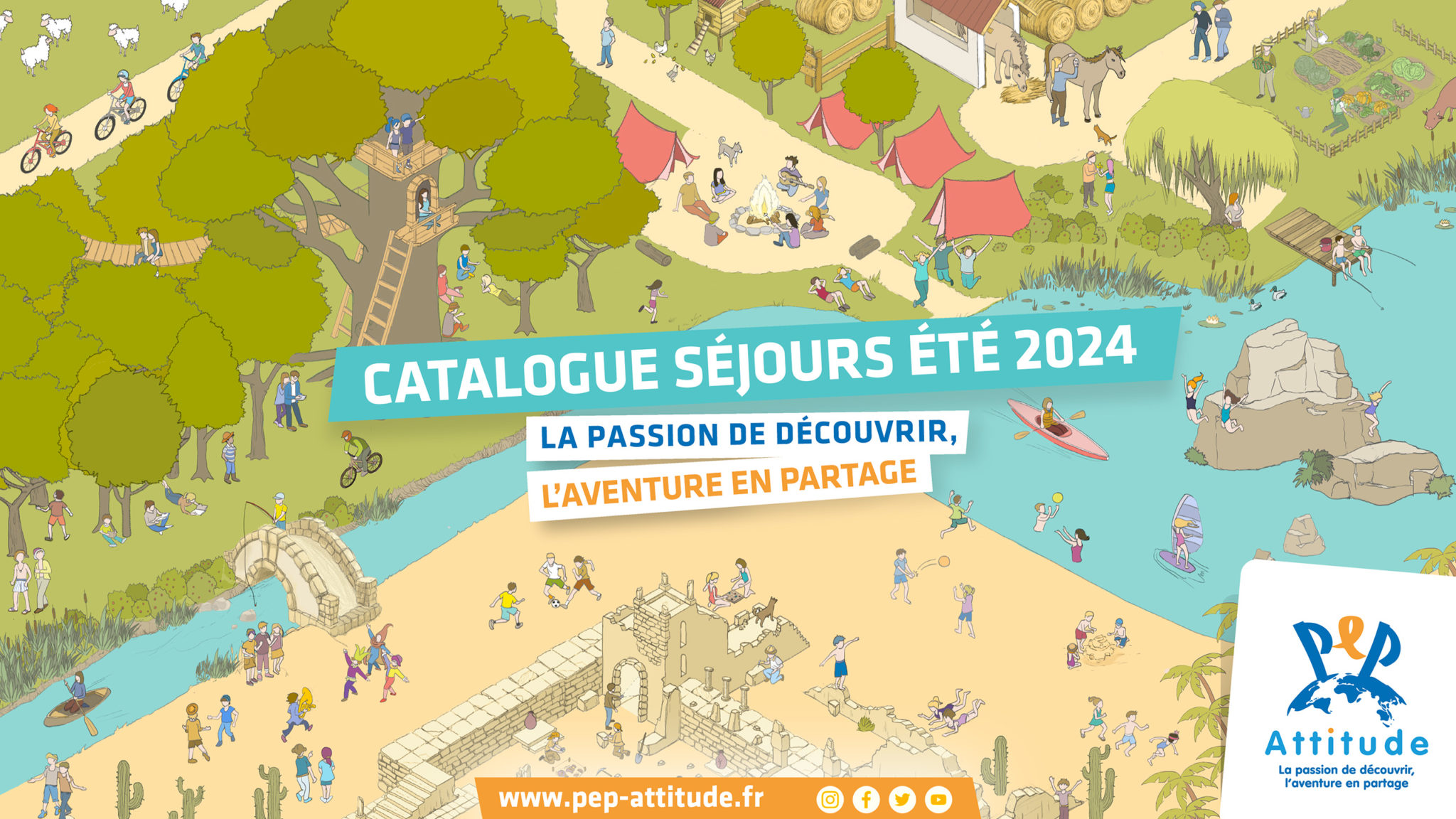 La Une du catalogue vacances été 2024 est disponible ! - LesPep